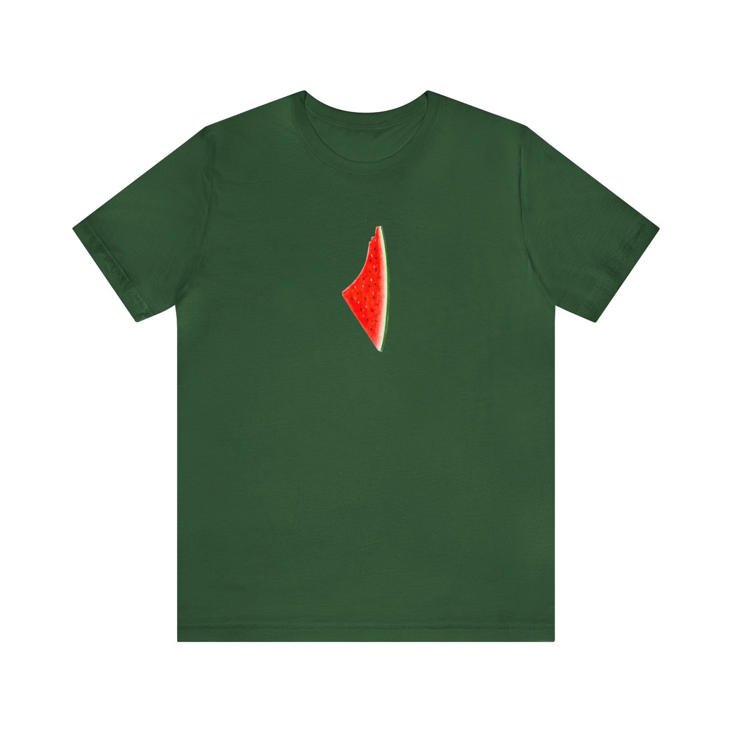 Adult | Palestine Watermelon Map | Symbol Of Resistance | Short Sleeve – Mideast Outfitters